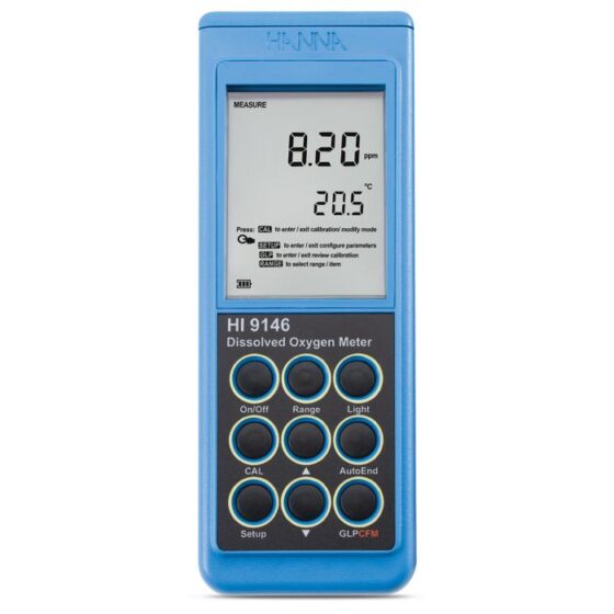 Portable Dissolved Oxygen Meter, 4m (13')- HI9146 - Hanna Instruments India